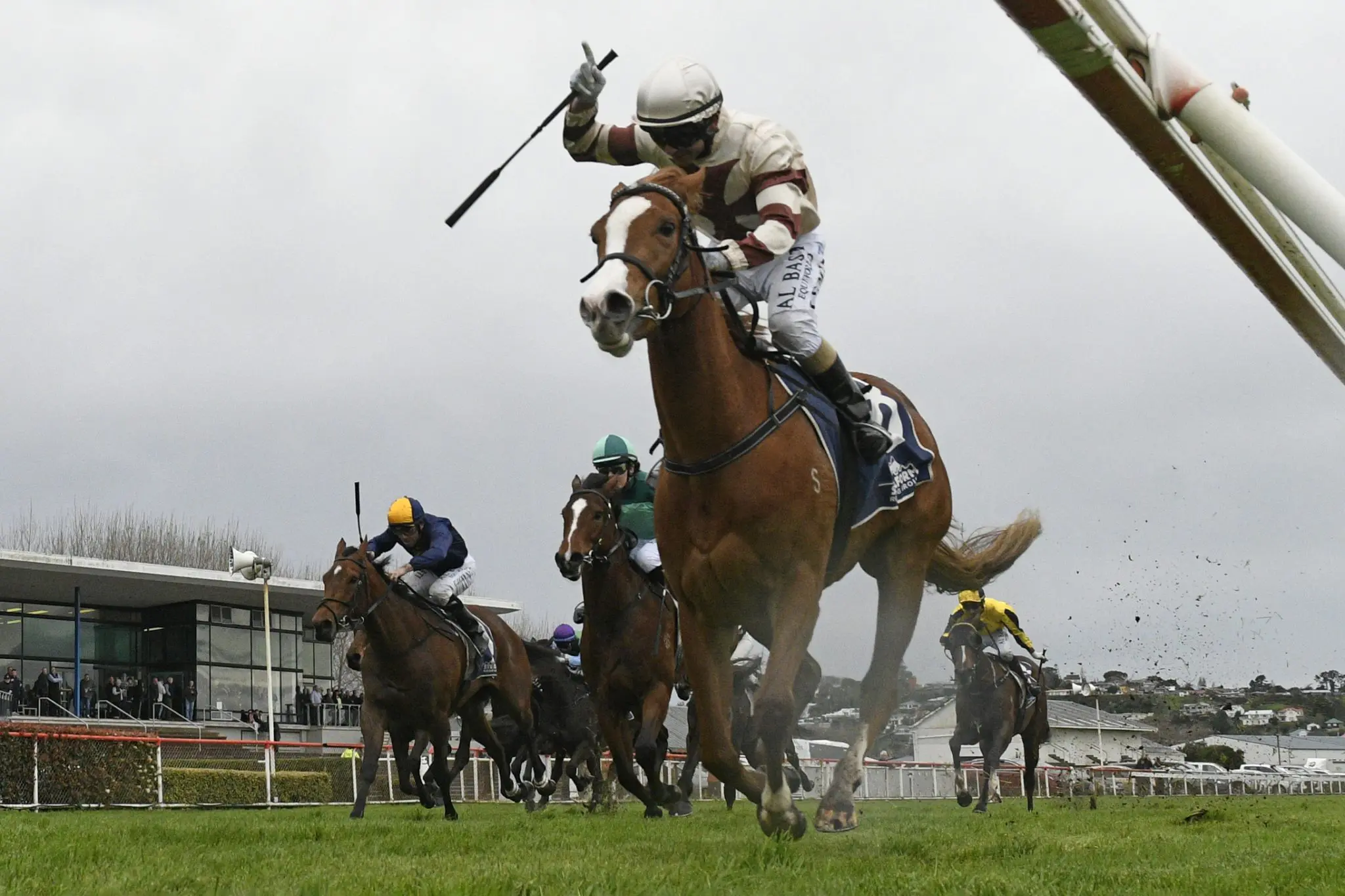 Sheez Dominant Sticks To The Rail To Take Out Wanganui Guineas