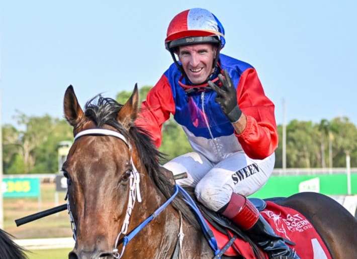 Aaron Sweeney Bags Riding Treble At Fannie Bay On Saturday